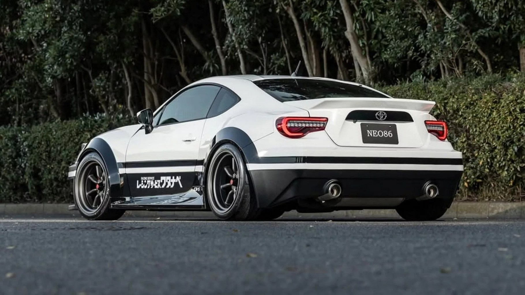Not AI: Japanese Tuner Put Pop-Up Headlights On A Modern Toyota 86