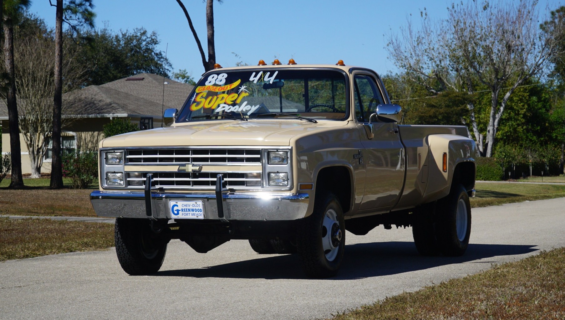 55-Mile Chevy Squarebody Still Wrapped in Factory Plastic Sells for $100K