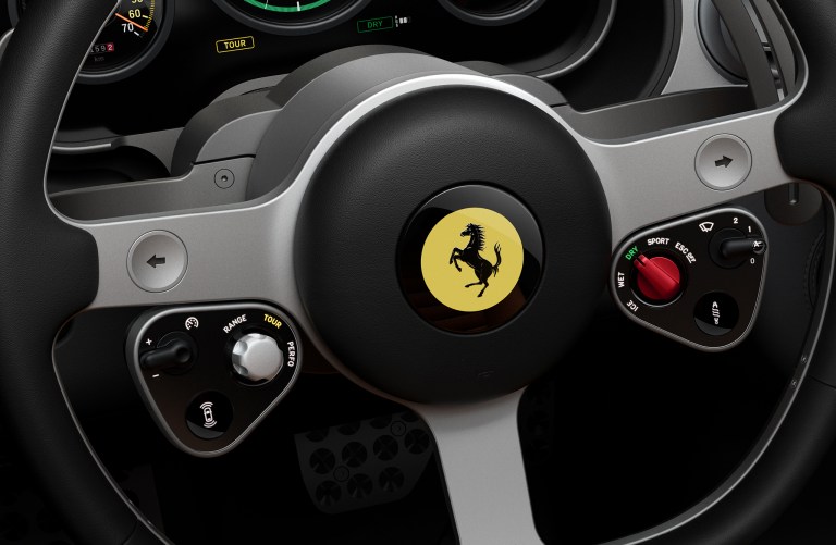 Electric Ferrari Luce's Interior Revealed: When Apple Meets Ferrari