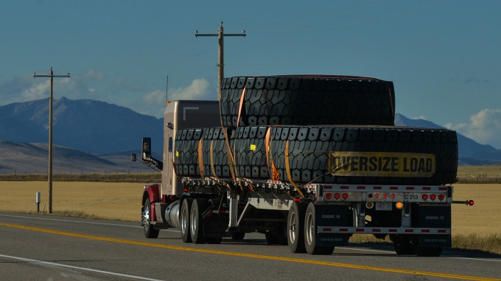 Over-Height Semi-Truck Load Smashes Six Bridges on One Road Trip