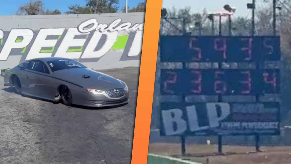Mazda 13B-Powered Drag Car Shatters Rotary Record With 5.93-Second ...