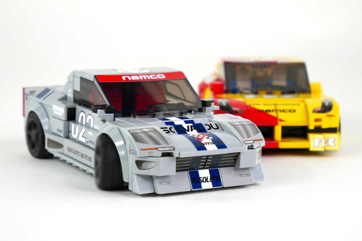 A Ridge Racer Fan Made R4's Hero Cars in Lego—And You Can, Too