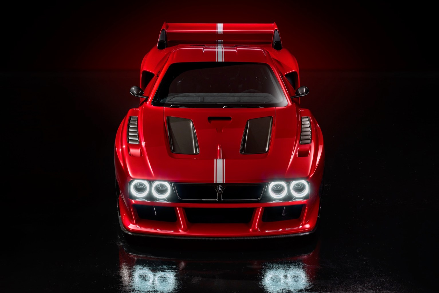 Koenigsegg Developed a 1,000-HP V8 for This Lancia Lookalike Hypercar