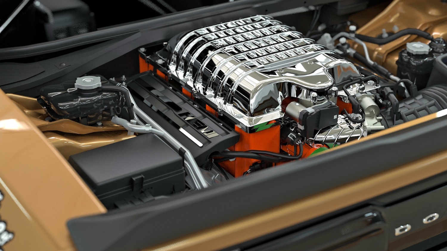 Behold a Demon-Powered Dodge Challenger Hellcat Rendered as Hemi Under ...