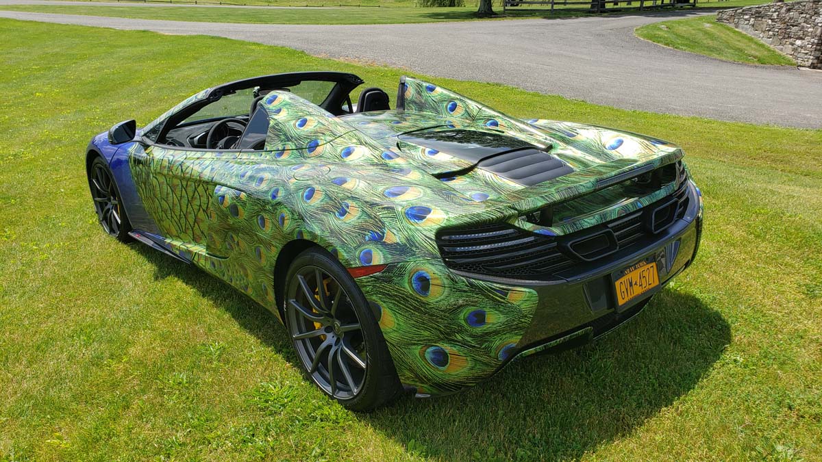 Get a Load of This Eyeball-Popping, Peacocking McLaren 650S Spider