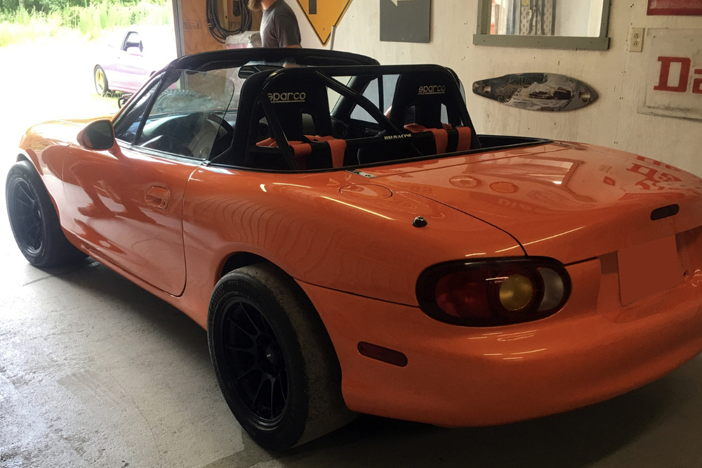 Infamous Hellcat-Swapped Mazda Miata Heads to Barrett-Jackson Auction ...
