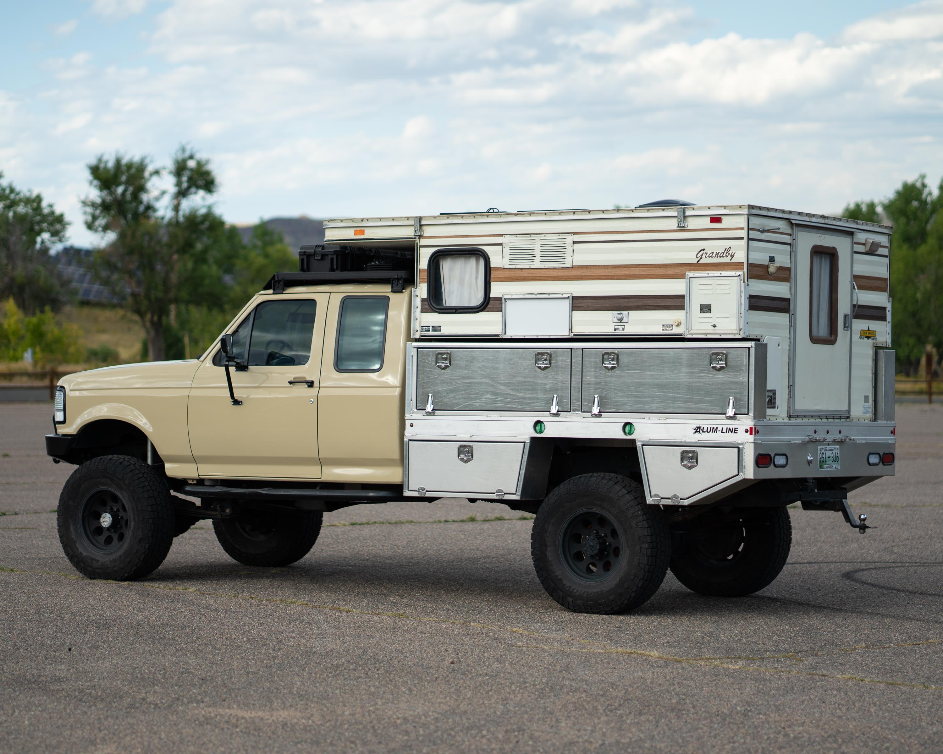 This $45,000 1995 Ford F-250 Camper Truck Is a Backwoods Adventurer's Dream