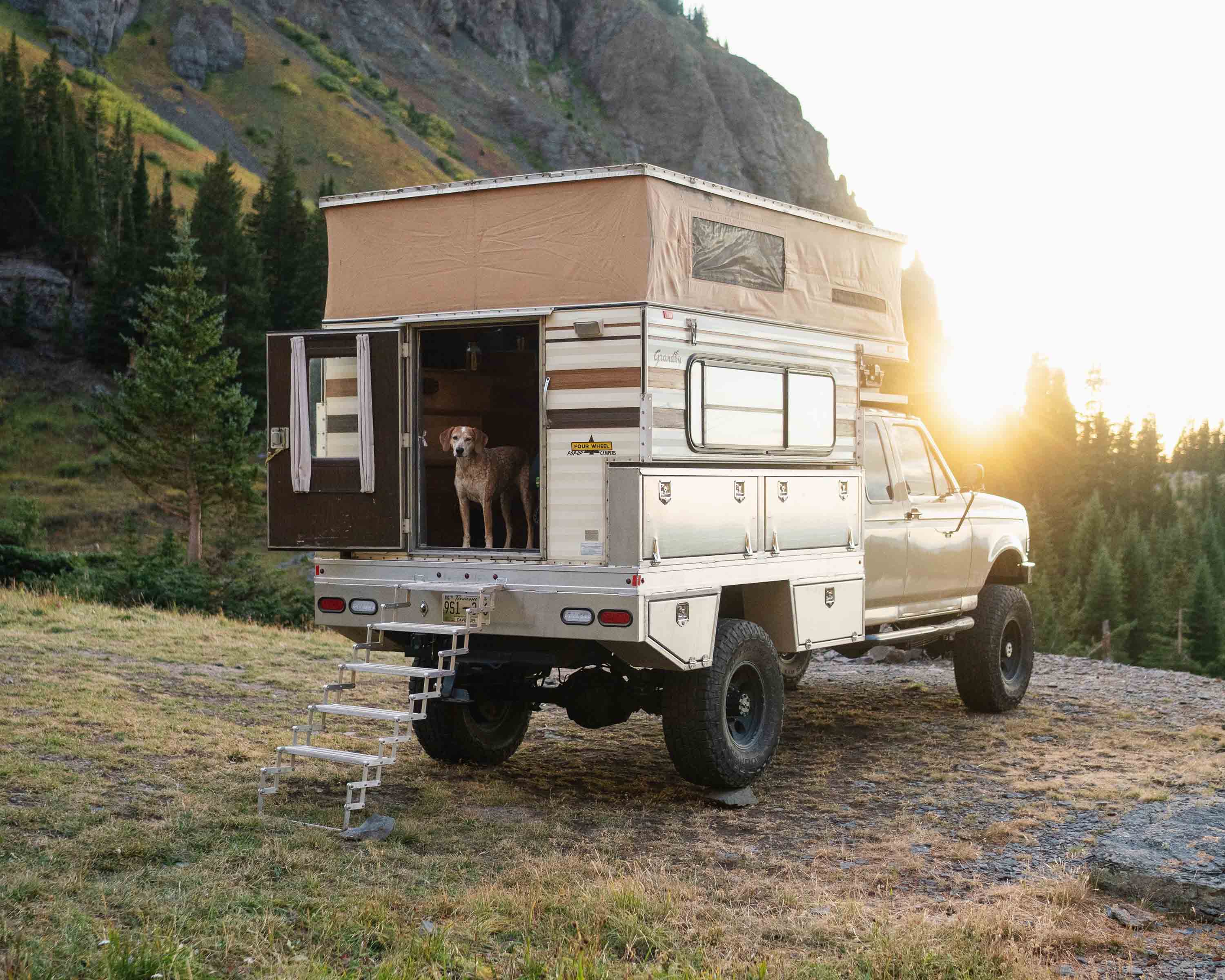 This $45,000 1995 Ford F-250 Camper Truck Is a Backwoods Adventurer's Dream
