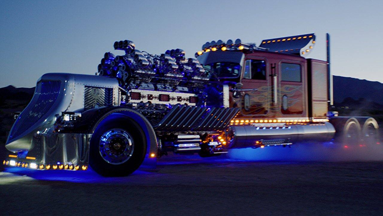 3,424-HP Thor24 Semi Truck With Twin V-12 Engines, 12 Superchargers ...