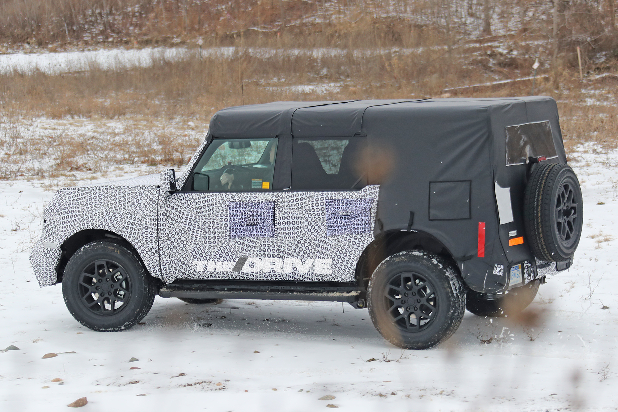 First Photos of Real 2021 Ford Bronco Appear to Confirm Removable Doors ...