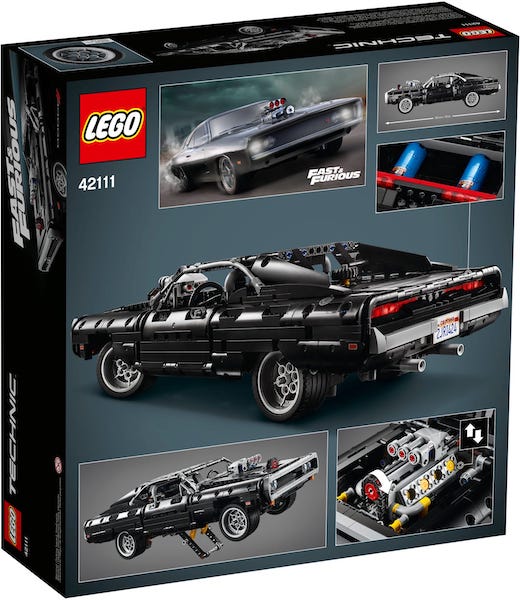 LEGO Fast and Furious Dodge Charger Replica Can Pop Real Wheelies