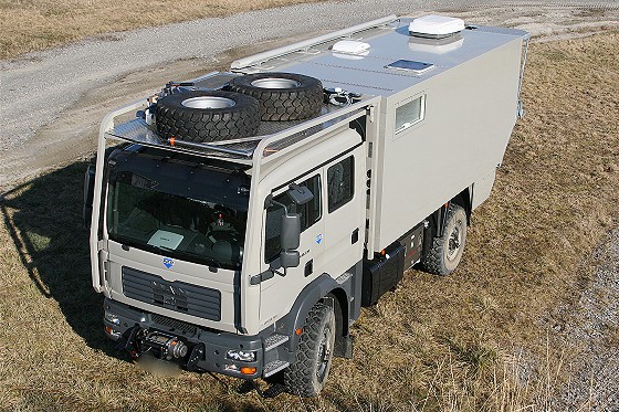 Need to Get Off the Grid? This Dakar-Inspired MAN RV Will Do the Trick