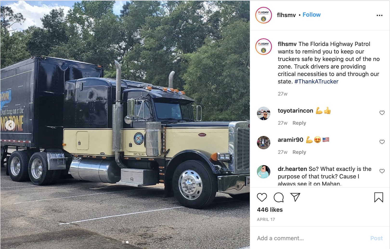Yes, Florida Highway Patrol Really Uses Stealthy Semi-Trucks for ...