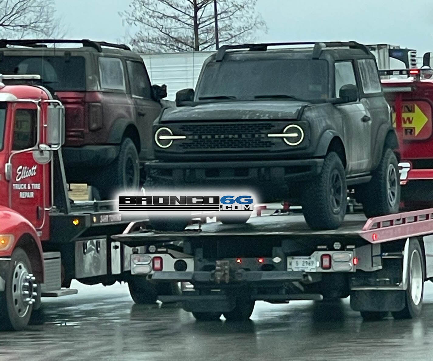 Two Pre-Production 2021 Ford Broncos Torched in Trailer Fire