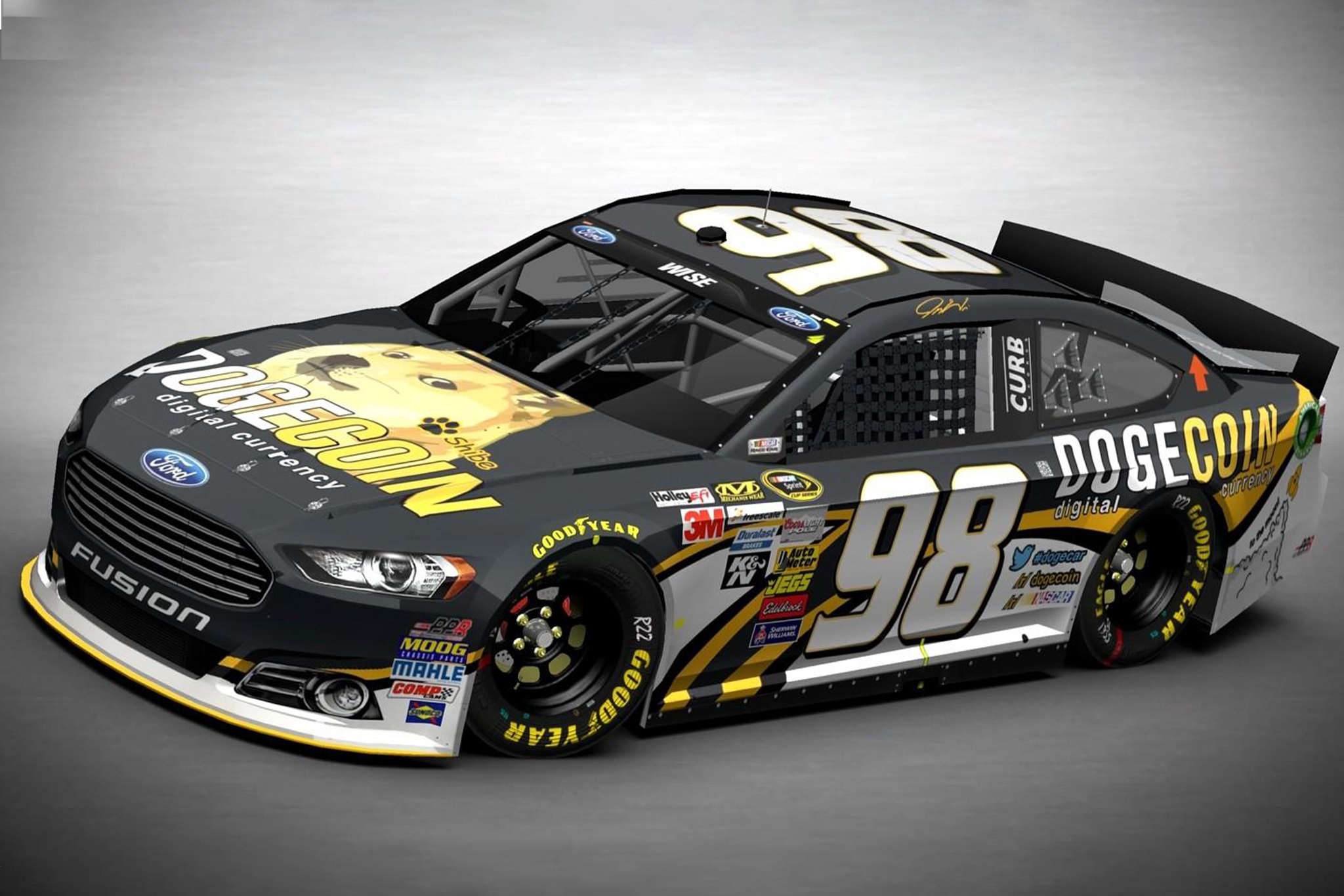 Dogecoin in NASCAR: When a Speedy Shiba Inu Stormed Talladega