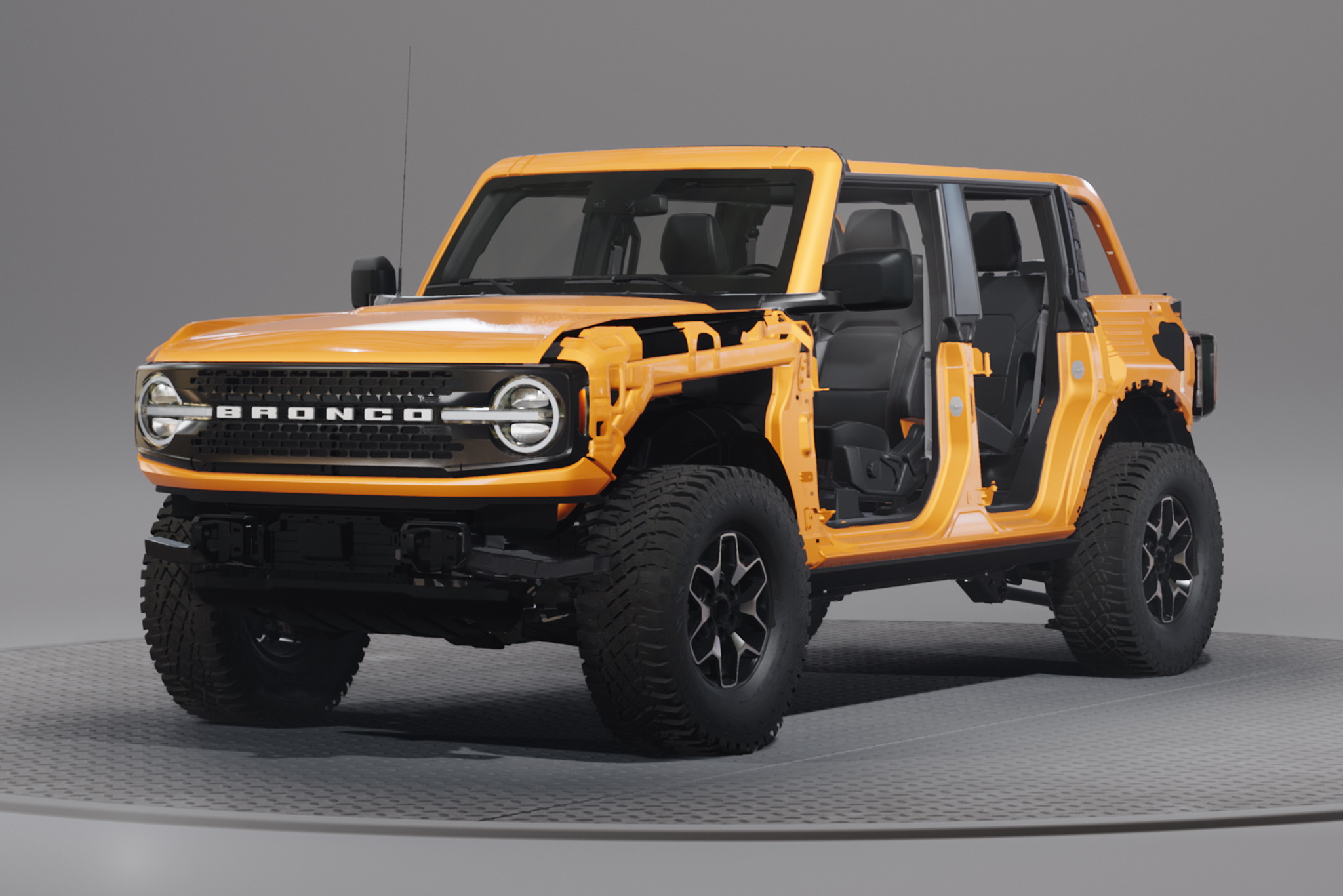 The New Ford Bronco Looks Absolutely Killer With Barely Any Body Panels