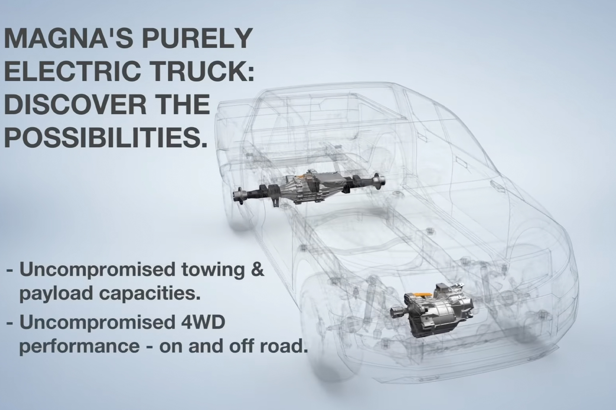 Magna's New eBeam Axle Makes It Easy to Electrify Pickup Trucks, Light ...