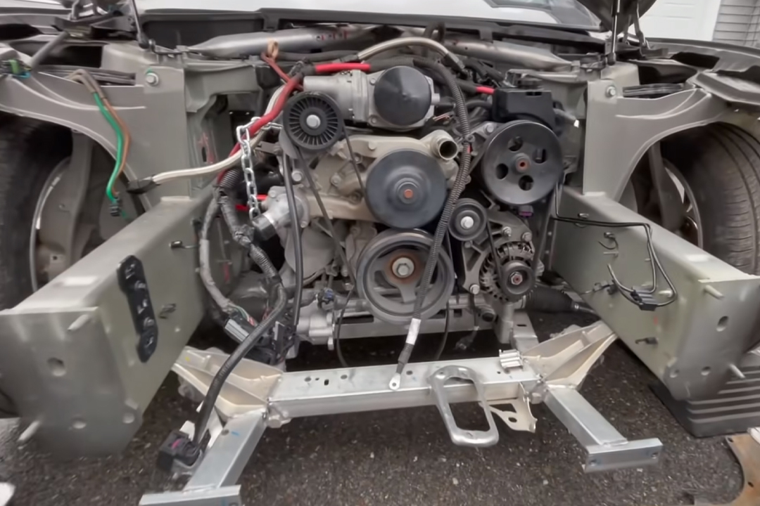 V8-Swapping a Tesla Model S Is Even Harder Than It Sounds