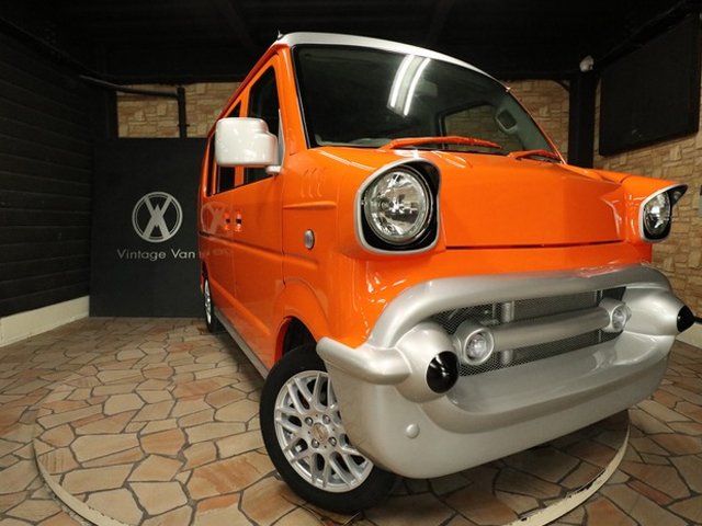 These Retro-Style Vans Are Actually Japanese Kei Cars Underneath