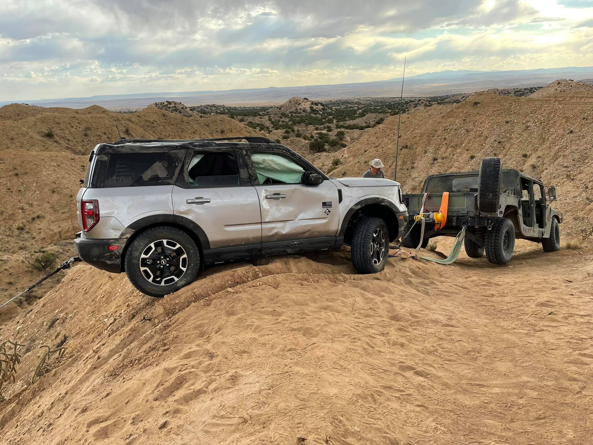 Rolled Ford Bronco Sport Drives Away From Nasty Off-Road Crash Thanks ...