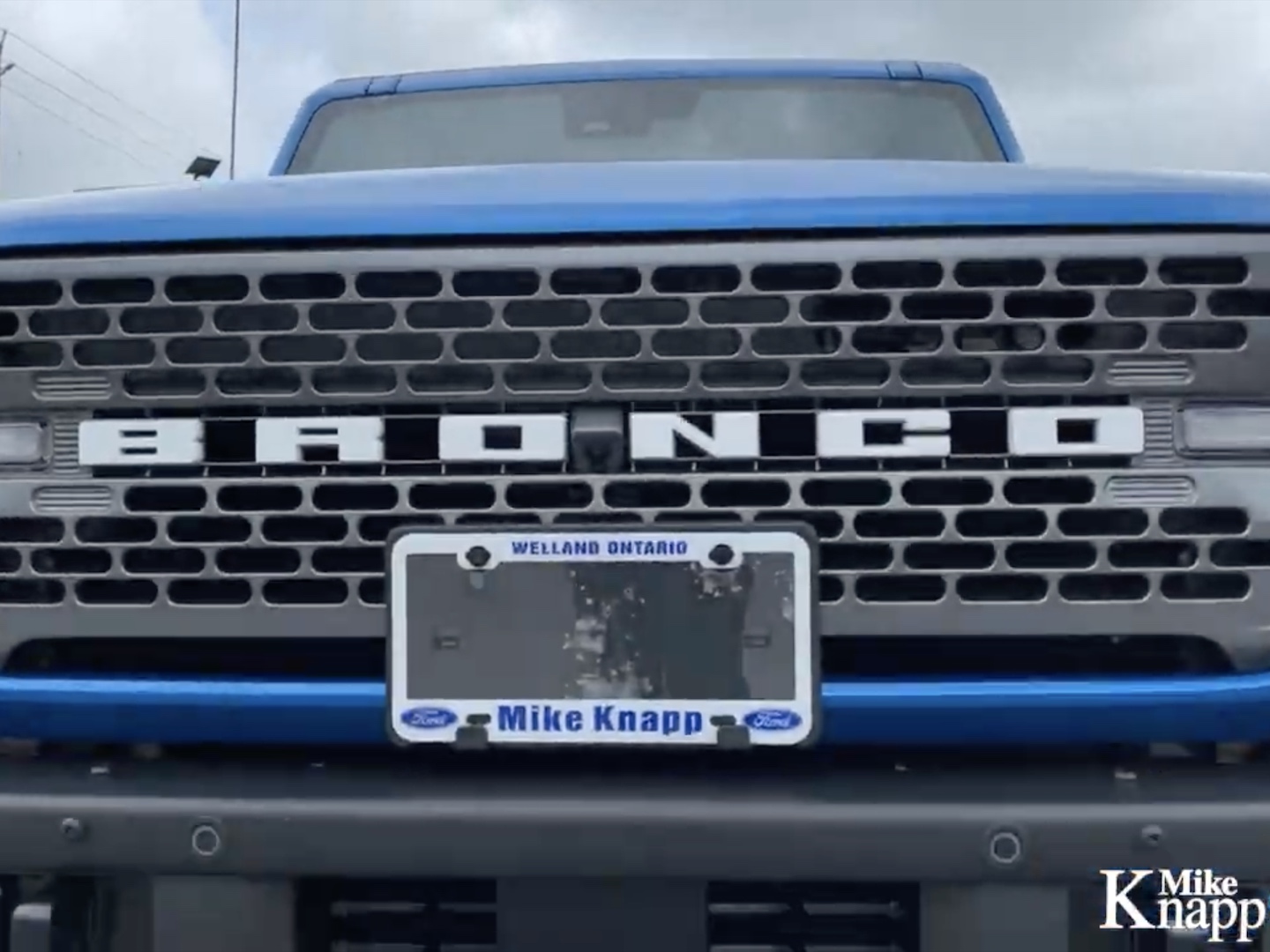 Yes, This Is Really the Ford Bronco’s Front License Plate Mount