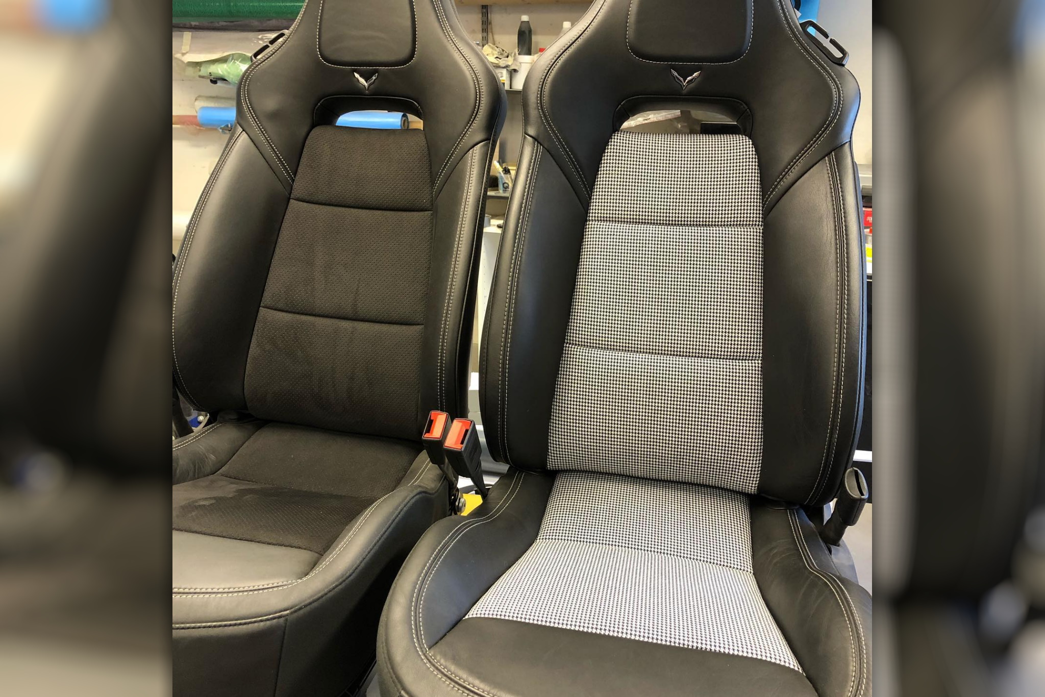 Old Shorty Chevy Van I s a C7 Corvette Underneath