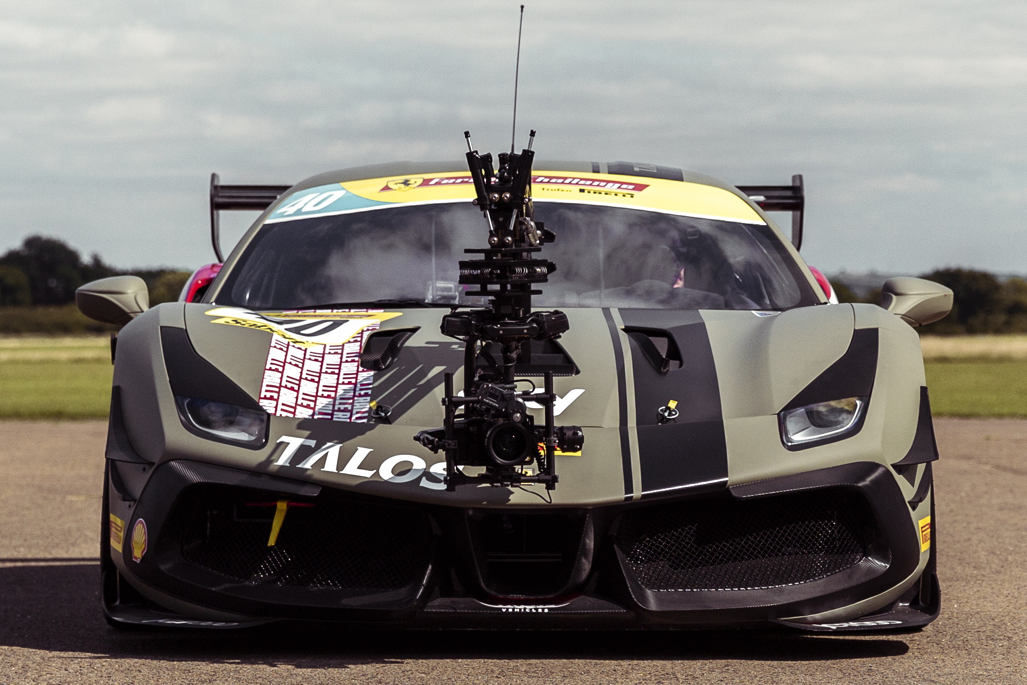 Ferrari 488 Challenge Race Car Lives on as Track-Blitzing Camera Rig