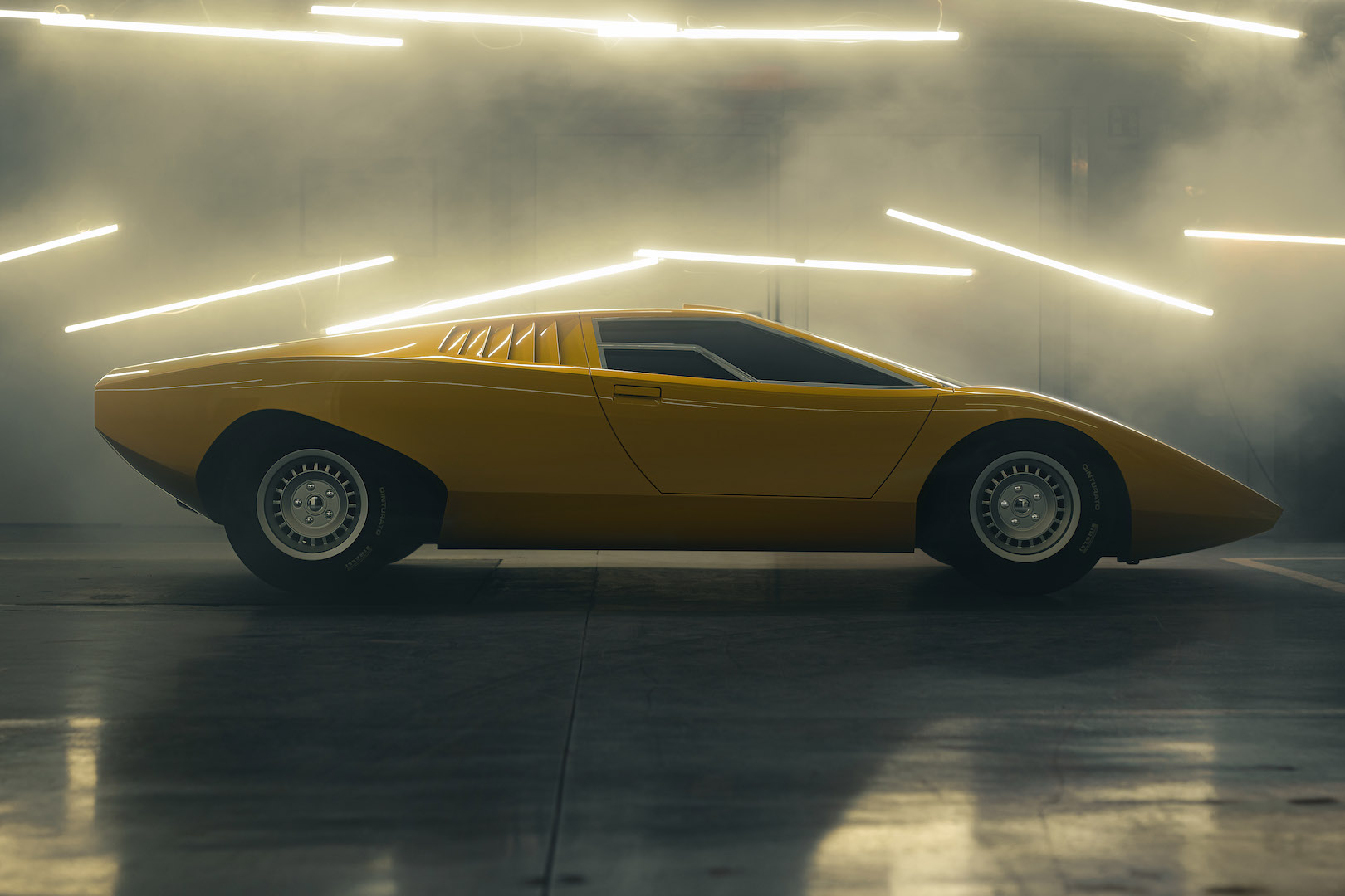 Recreating the Original Lamborghini Countach Concept Took 25,000 Hours