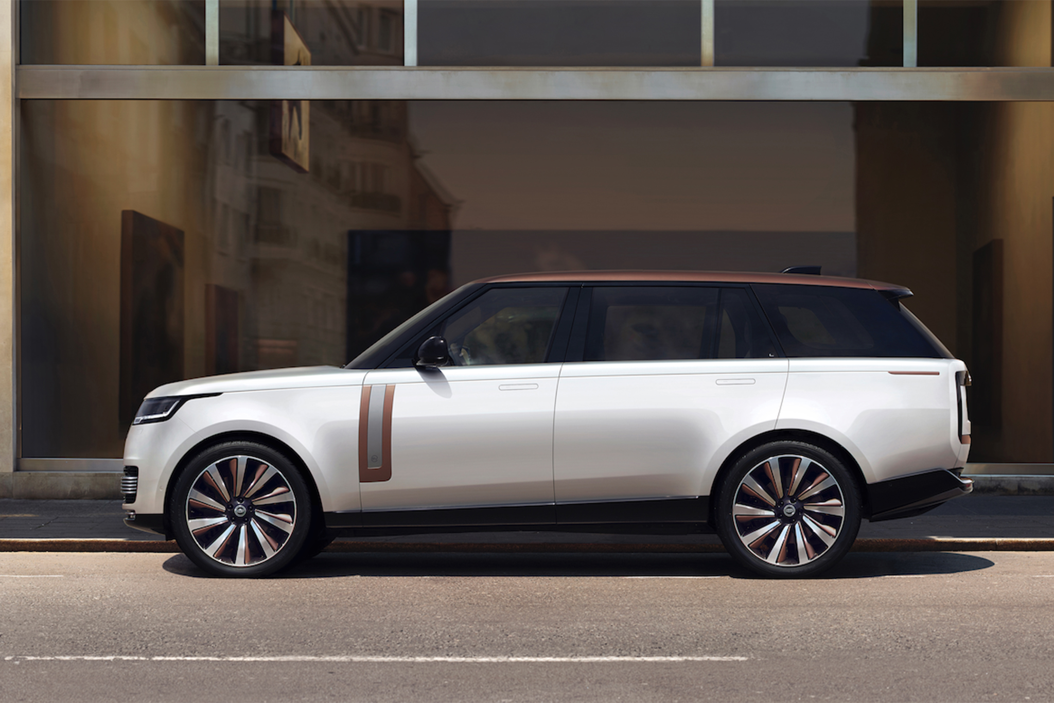 Check Out the 2023 Range Rover SV's Awesome Interior Wood Mosaic