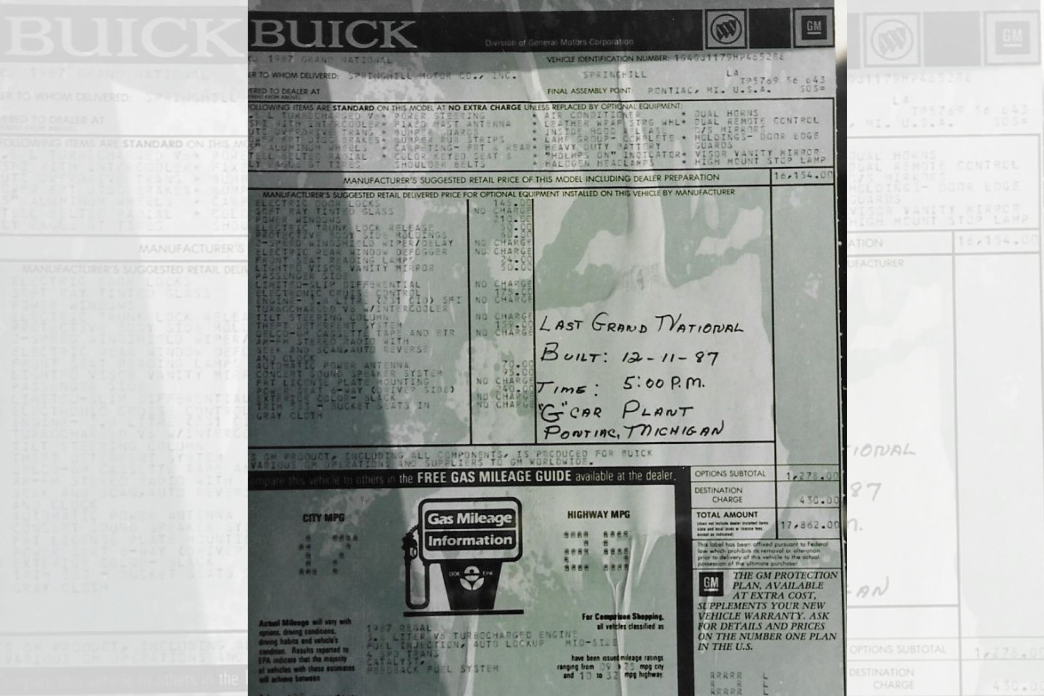 The Last Buick Grand National Ever Made Is Up For Sale