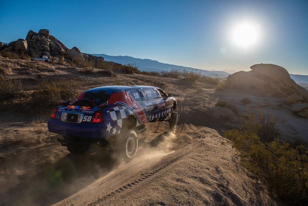 How a Lifted Lincoln Town Car Limo Finished the Mint 400 Off-Road Race