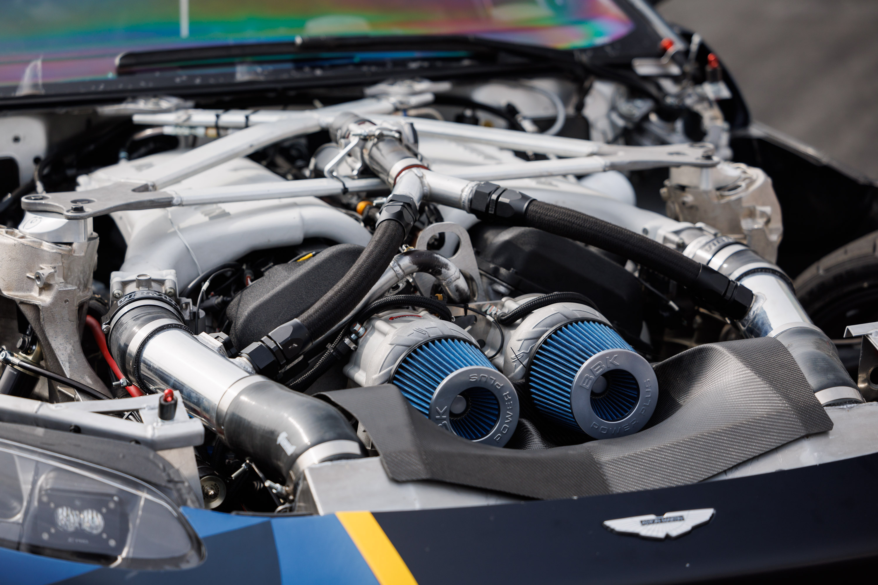 A Twin-Supercharged Aston Martin V12 Vantage Drift Car Stole the Show ...