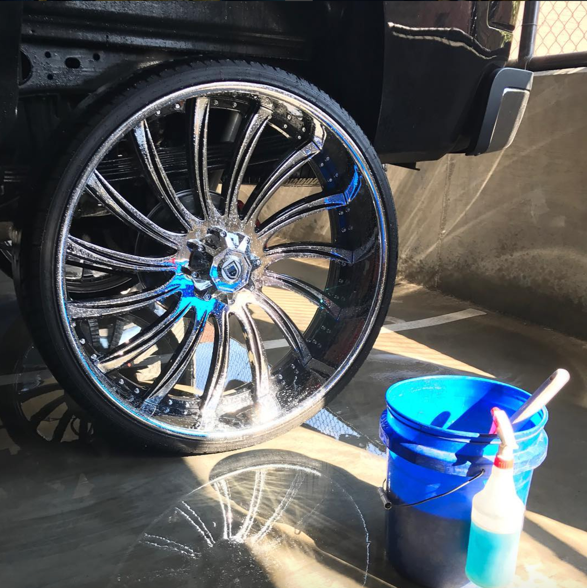 This Silverado 2500HD On 46-Inch Rims Hates Life