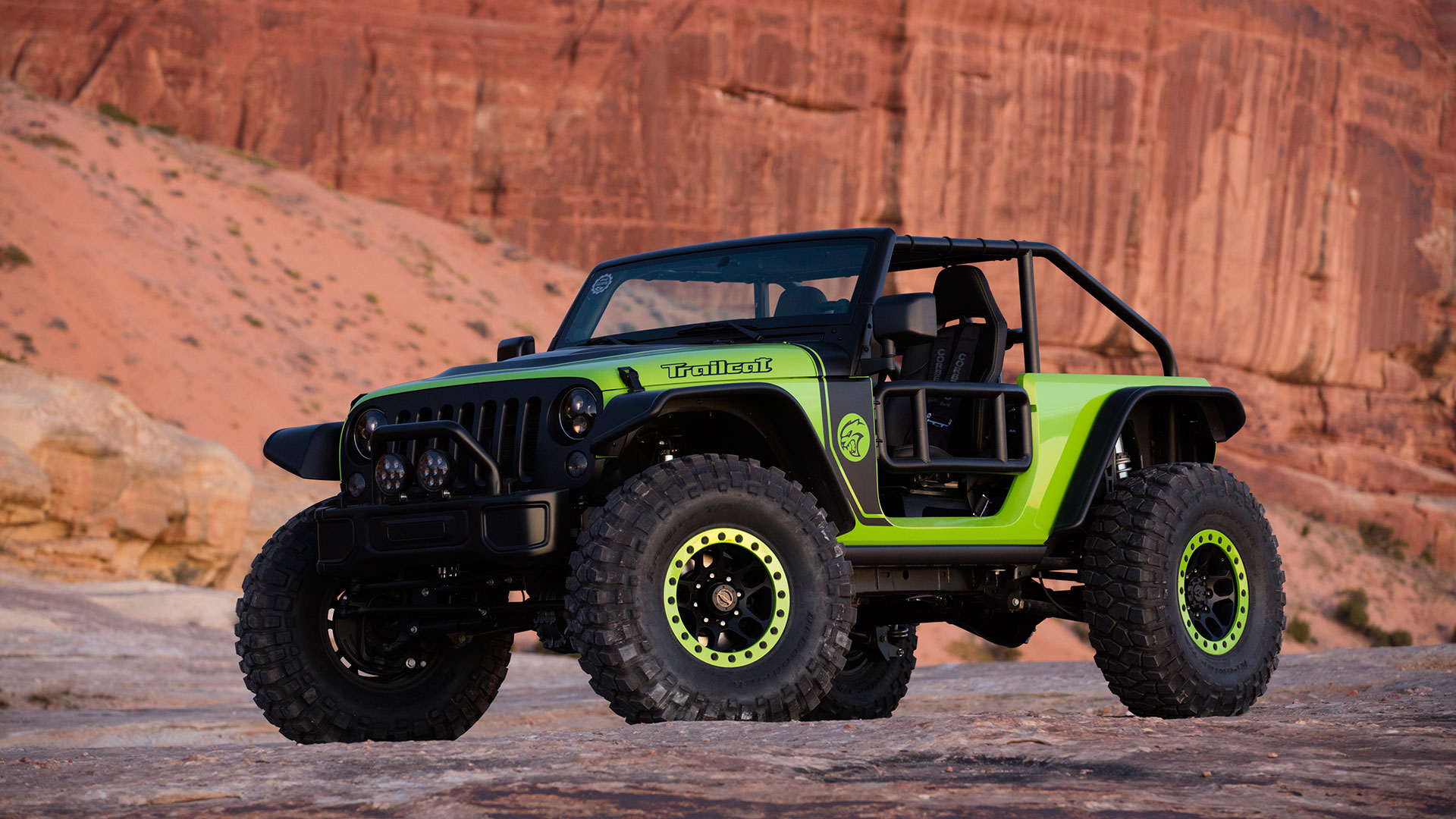Behind the Wheel of the Jeep Trailcat Wrangler Concept
