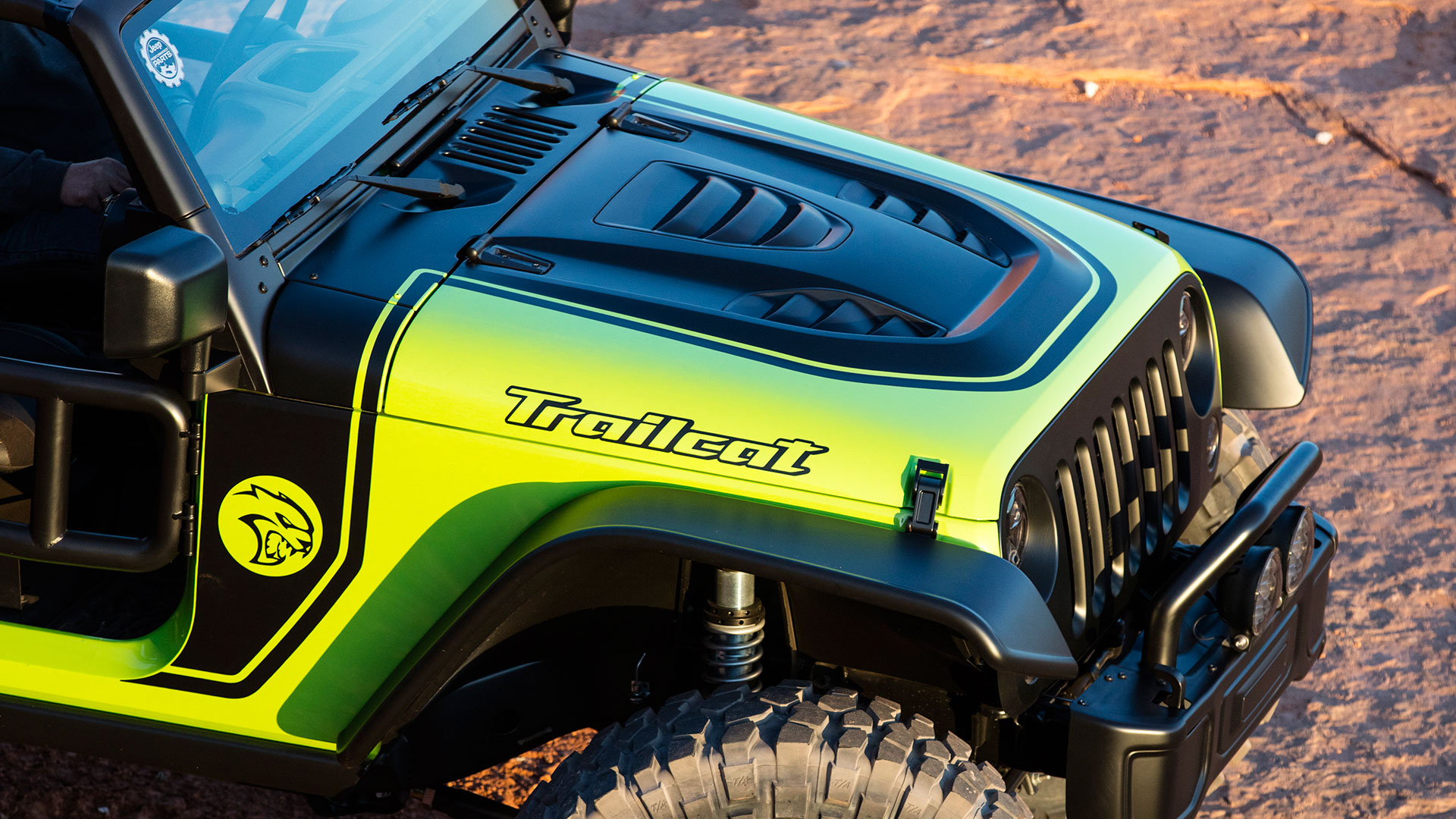 Behind the Wheel of the Jeep Trailcat Wrangler Concept