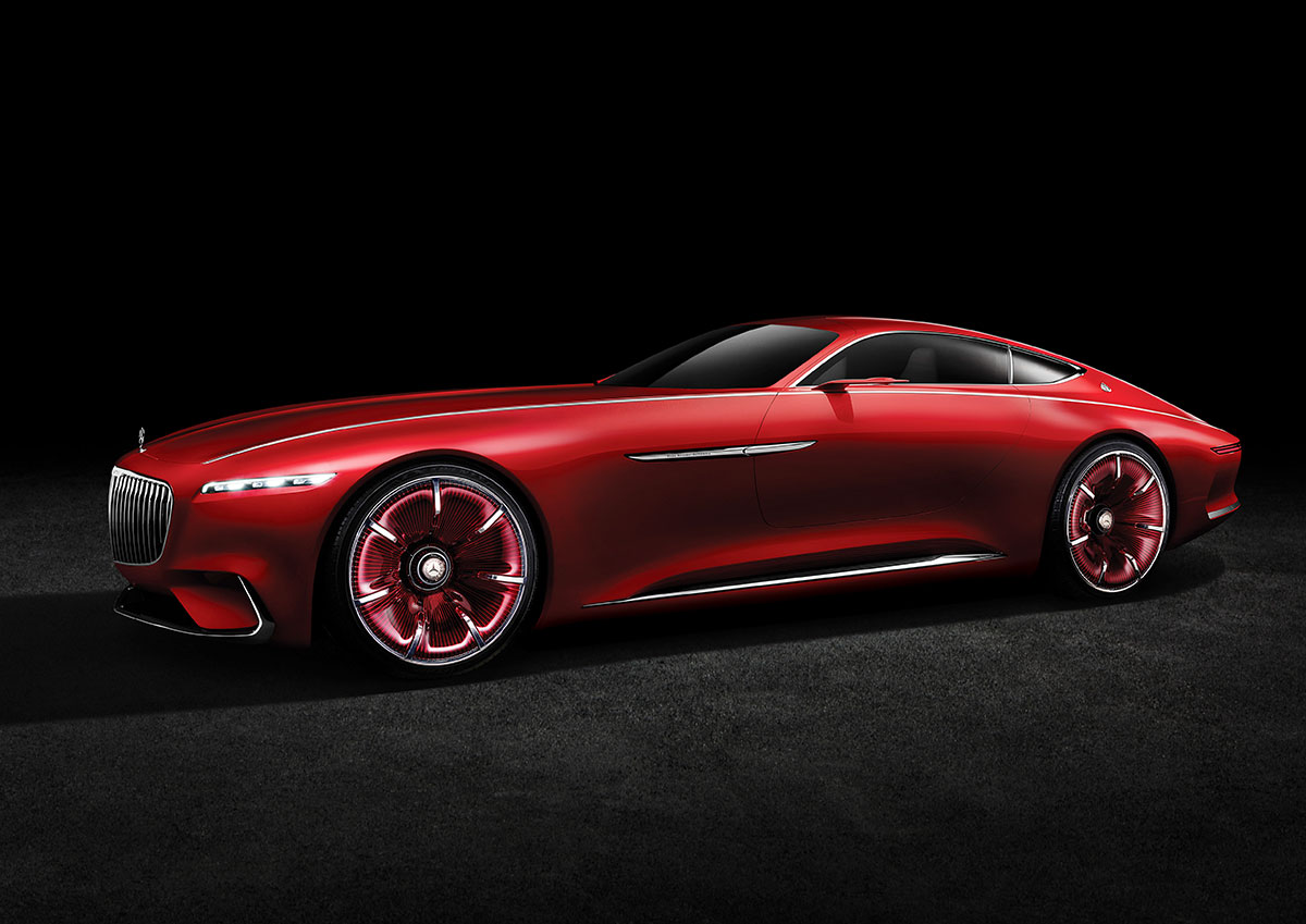 From Mercedes-Maybach, a Gullwing Vision of a Coupe
