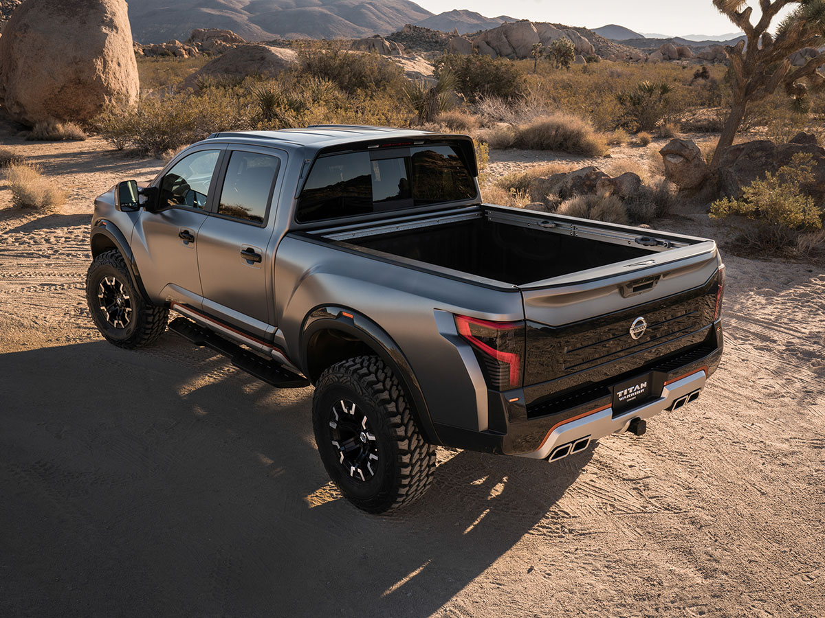Nissan Titan Warrior Runs Amok in Detroit