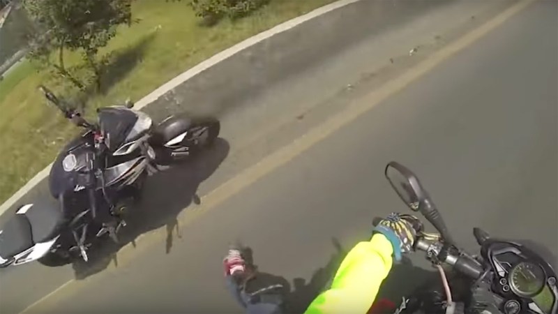 Watch This Bird Take out a Motorcycle Rider Going 115 MPH
