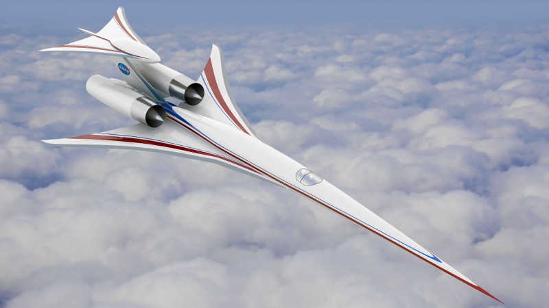 Check out NASA's new, supersonic passenger jet