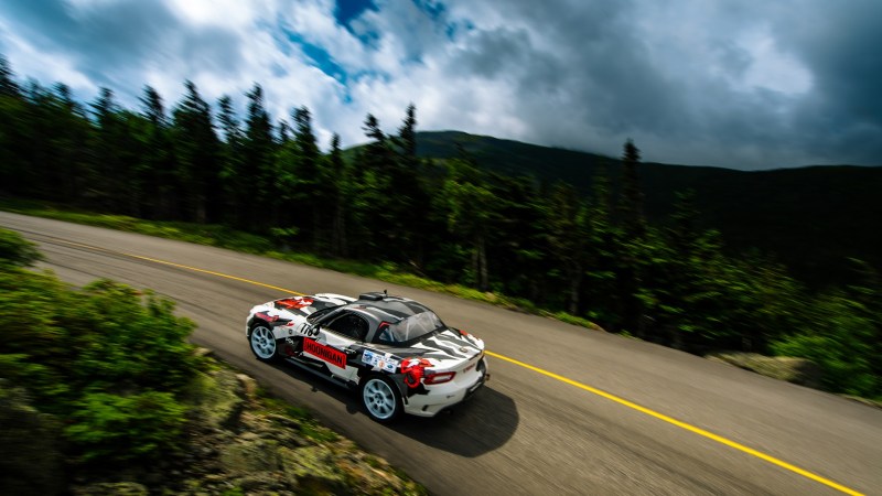 Watch the Fiat 124 Abarth Rally Car Happily Rip Up Some Tarmac