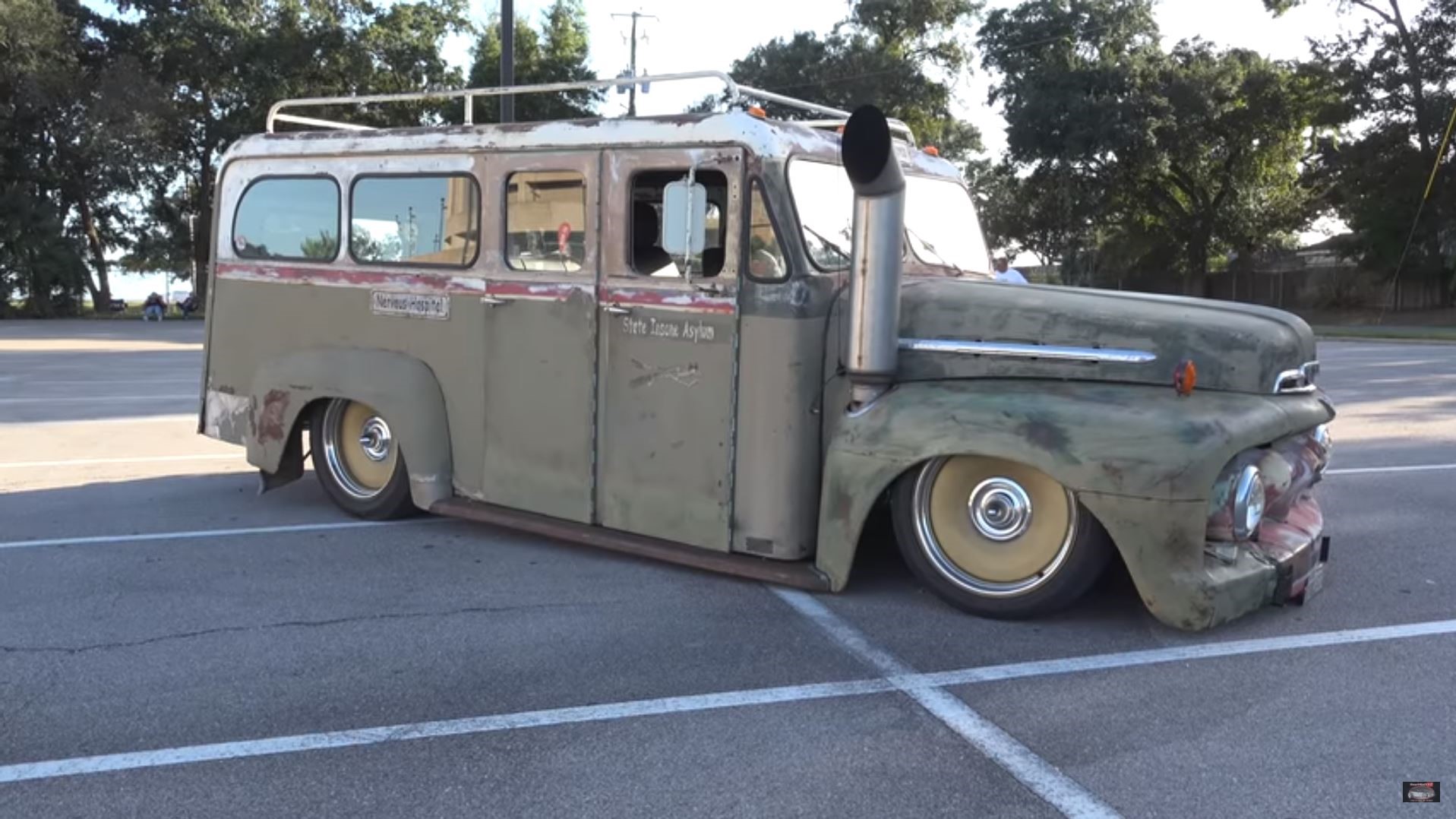 This 1951 Ford Stewart Wagon Rat Rod was Originally a Patient Transport ...