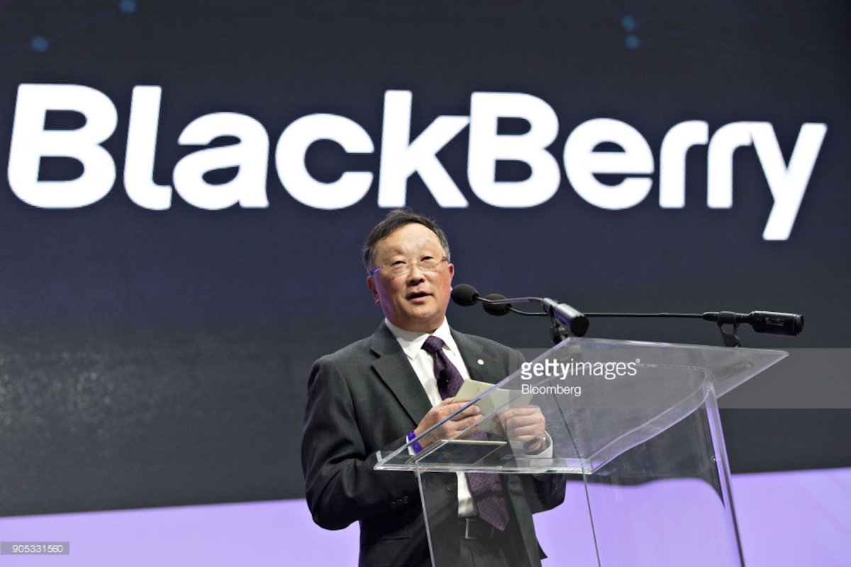 What is Blackberry CEO John Chen Doing at the Detroit Auto Show?