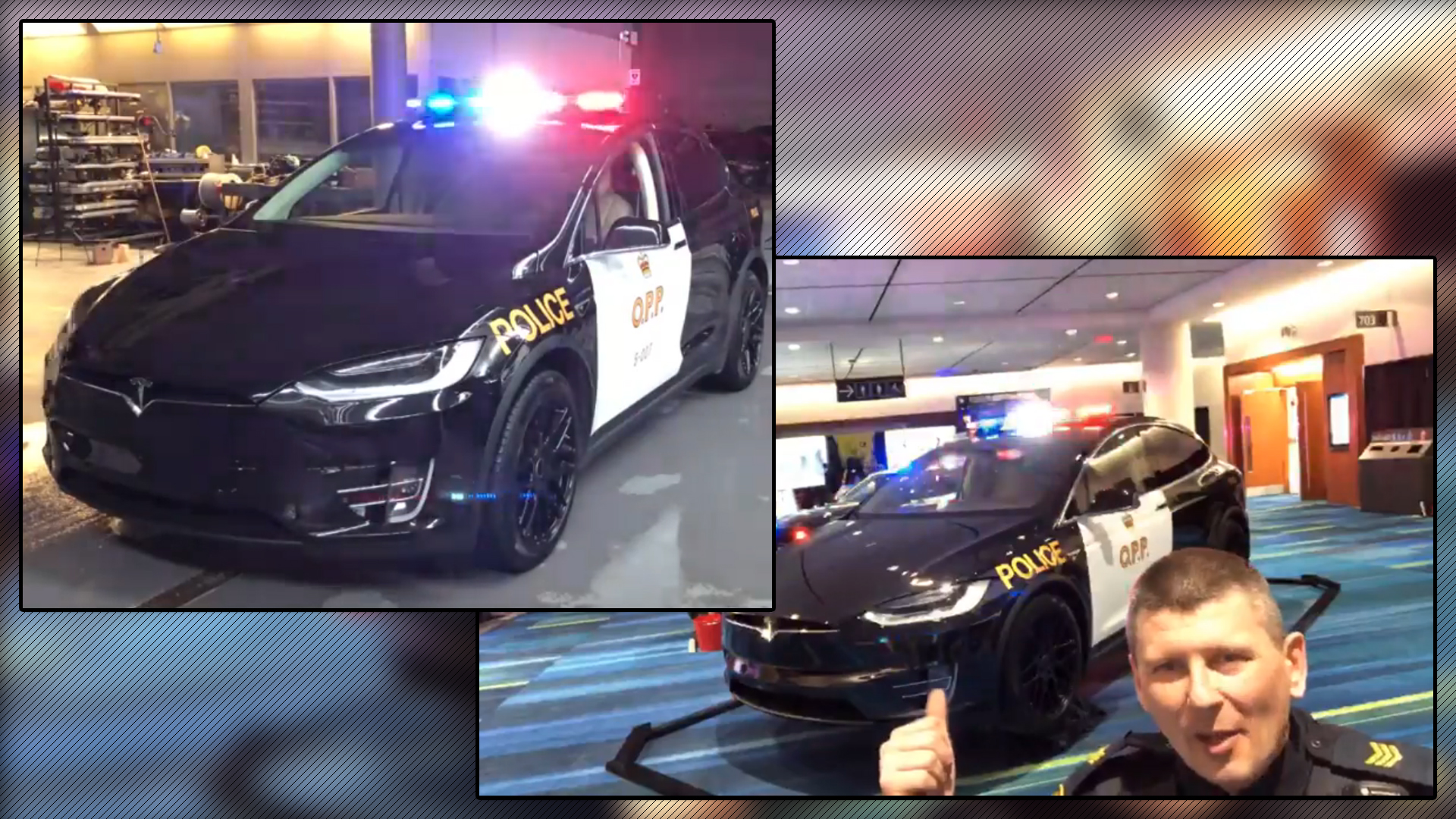 Ontario Police Trick Out a Tesla Model X to Talk About Electrification