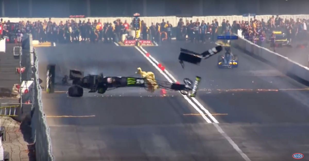 NHRA's Brittany Force Has Major Crash Just Two Days After Dad's Funny ...