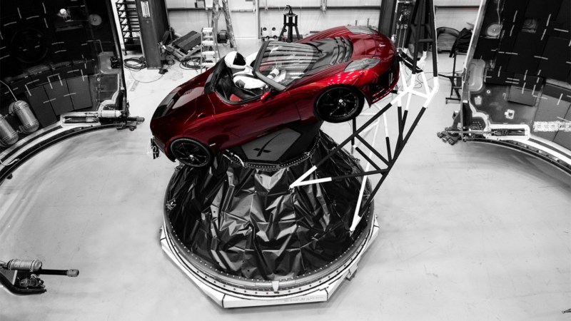 What a Tesla Roadster Looks Like After Four Years in Space