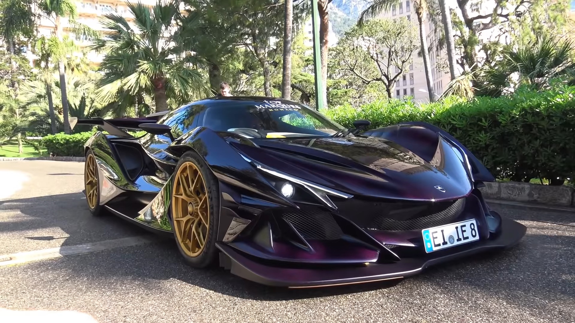 Watch the $2.7M Apollo Intensa Emozione Hypercar Take to Monaco's Streets