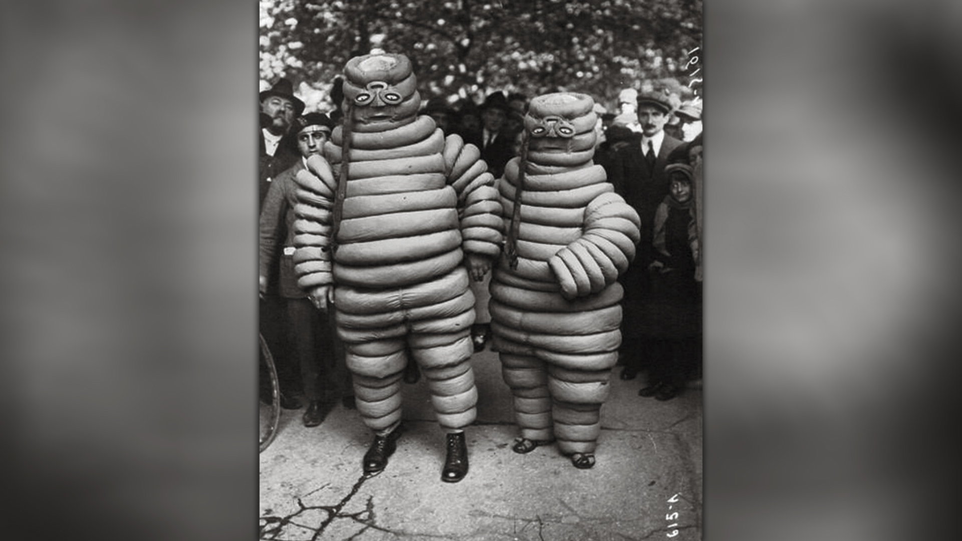 These Surreal Vintage Photos of the Early Michelin Man Are Straight ...
