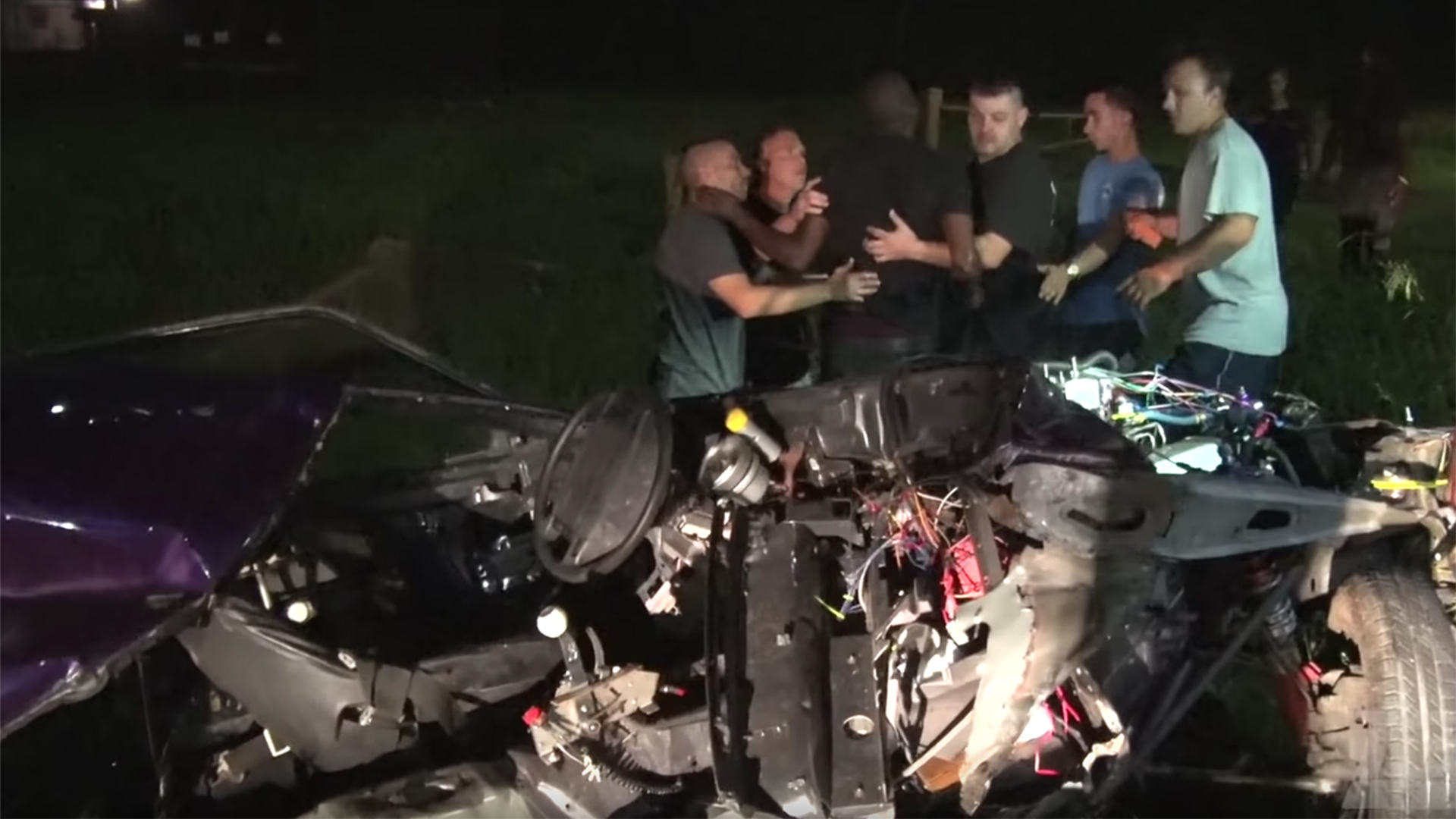 Ford Mustang Splits in Half During Illegal Street Racing Crash, Driver ...