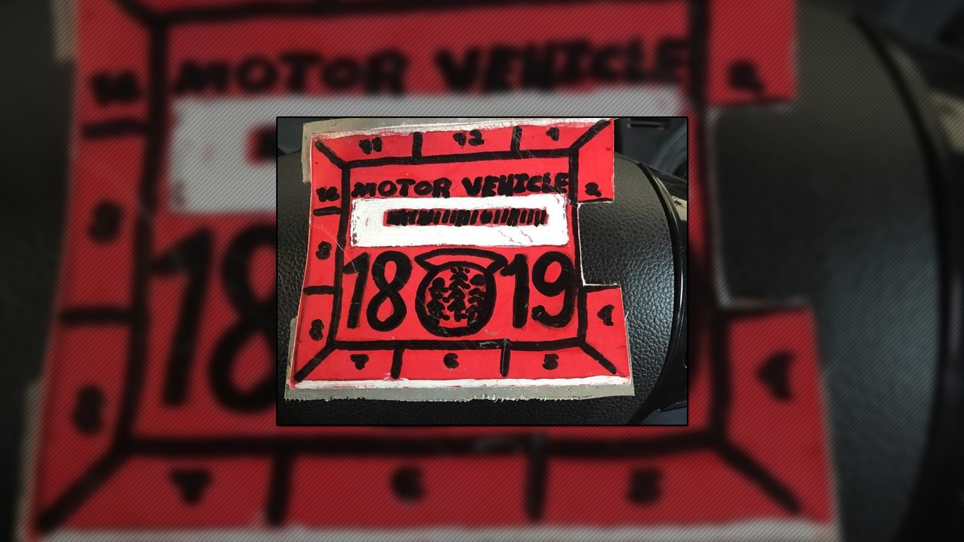 Police Pull Over Driver With Hand-Made Vehicle Inspection Sticker in Maine