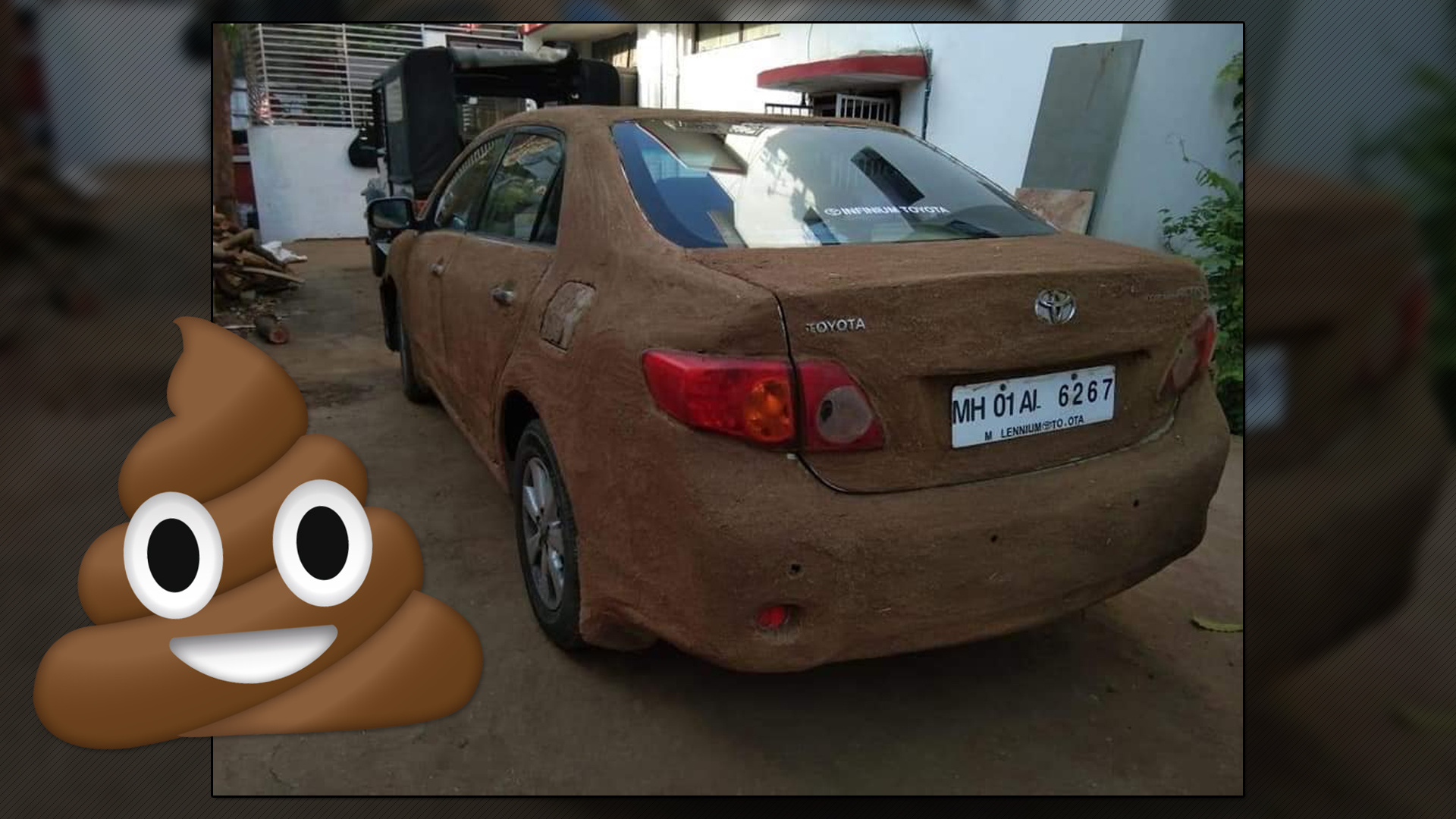 Someone Covered Their Toyota Corolla in Cow Poop to Keep Cool During ...